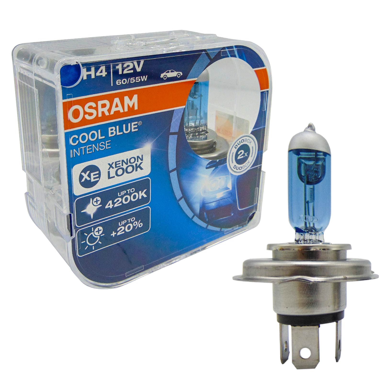 Osram 64193Cbi-Hcb H4 Cool Blue Intense 64193Cbi-Hcb - Ricambi auto SMC